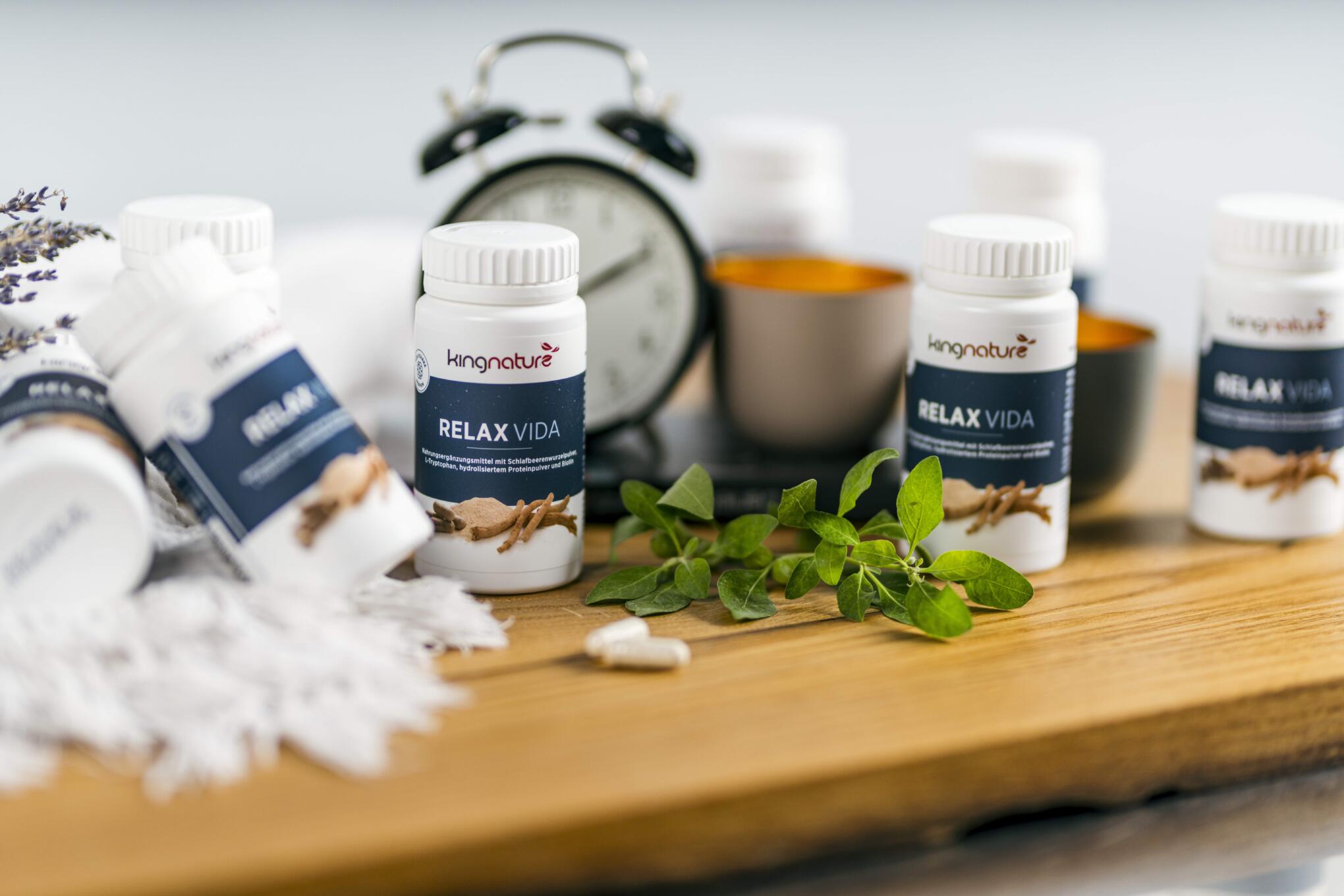 Relax Vida® – 60 Kapseln à 580 mg | 100% natürlich | kingnature