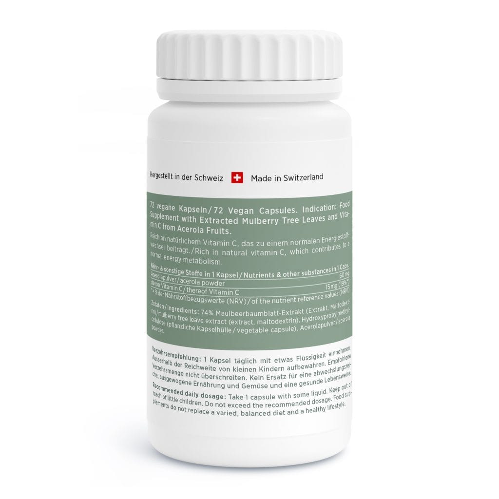 Morus Vida - 72 capsules à 600 mg | vegan | kingnature