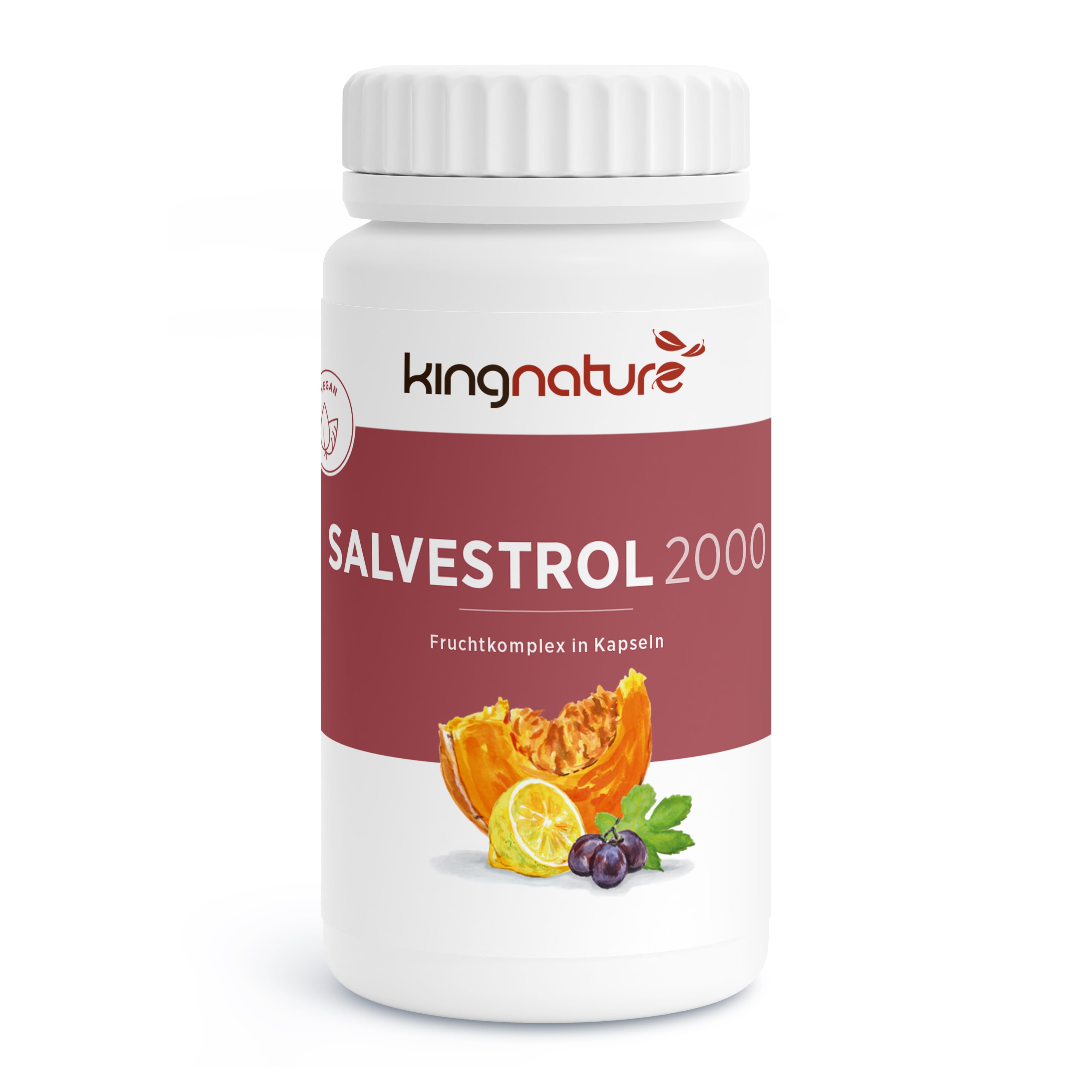 Salvestrol 2000 - 60 fruit complex capsules | vegan | kingnature